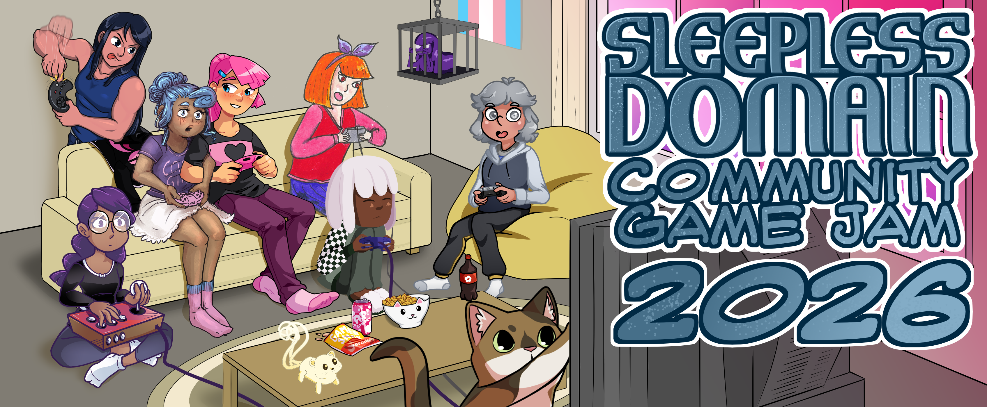 Sleepless Domain Community Game Jam 2026 - itch.io