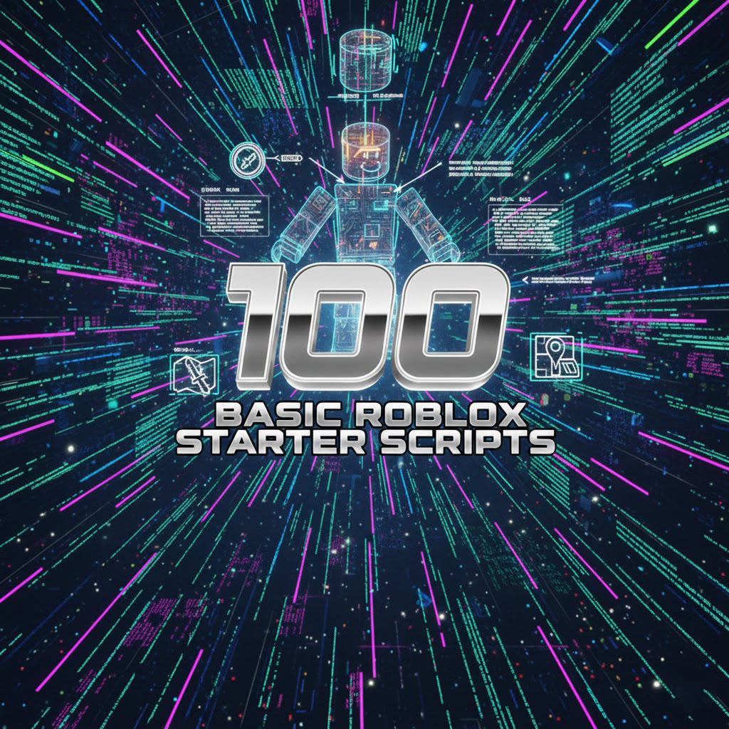 100 Basic Roblox Starter Scripts by Clutch Assets