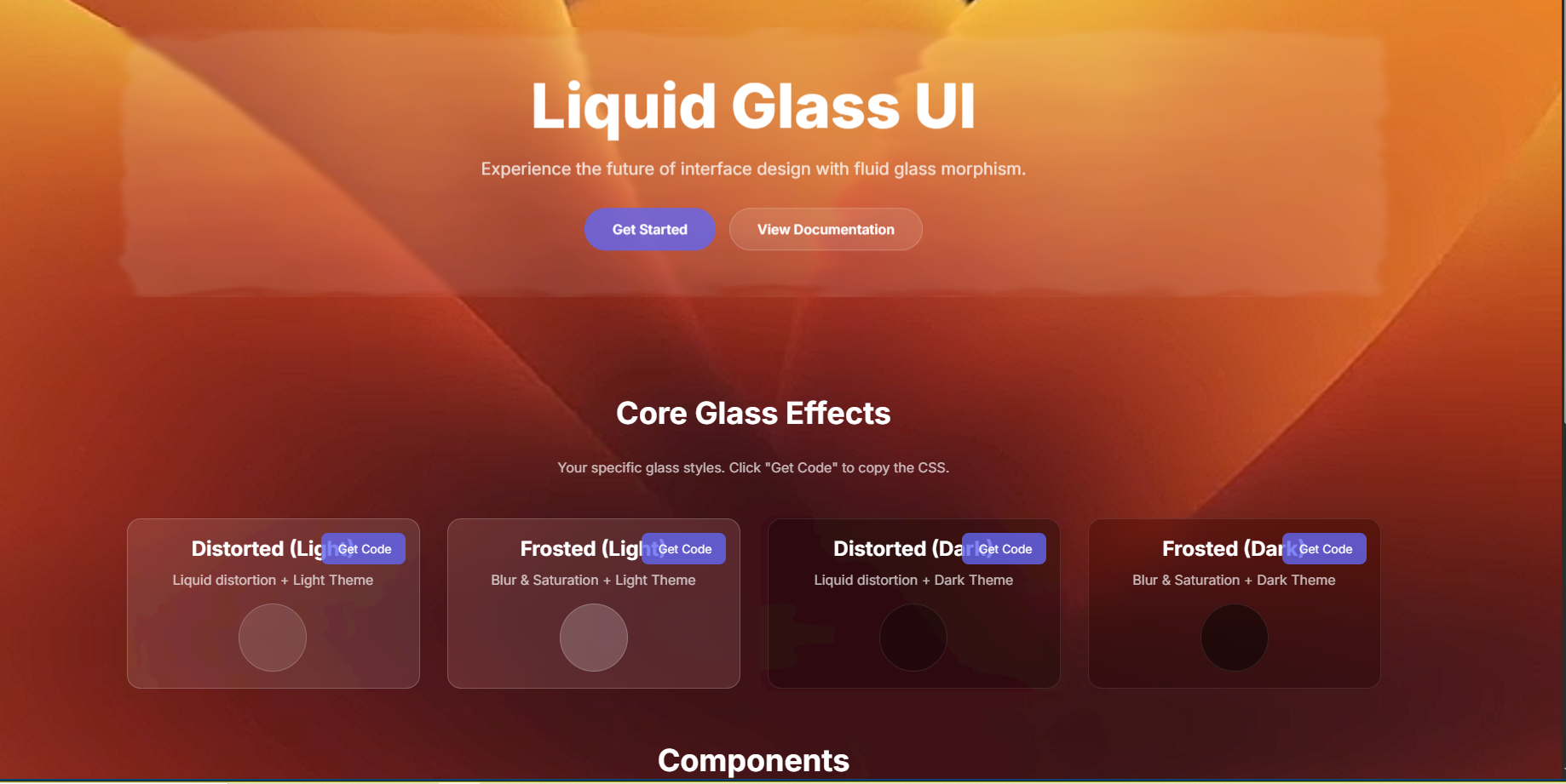Liquid Glass IOS26 UI Kit v1.6: The Ultimate Liquid Glass Effect ...