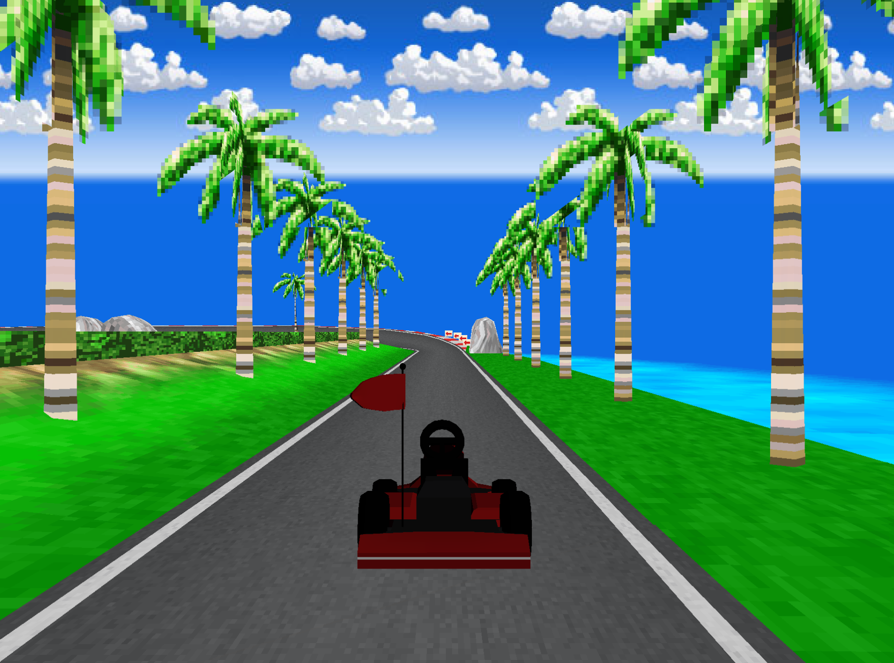 Version 0.02 - Basic Controls and Camera! - Dragon Ball Racing PS2 by ...