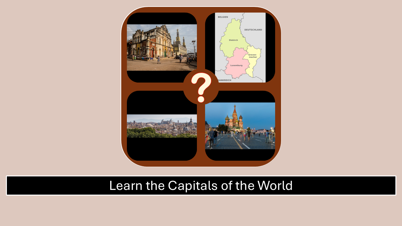 World Capitals Quiz: Geography by mawlay