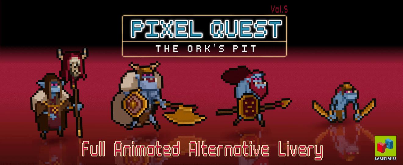 Update_12: New colors palette - 2D Pixel Quest Vol.5 - The Ork's Pit by ...