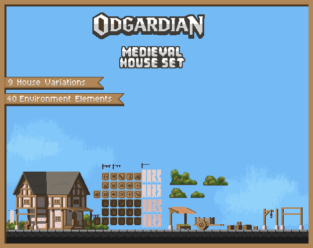Medieval House Set by Odgardian