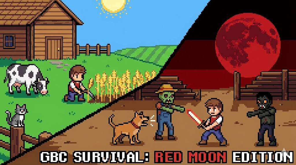 🌙 GBC Survival: Red Moon Edition v1.1.3 by Fr3 Studio