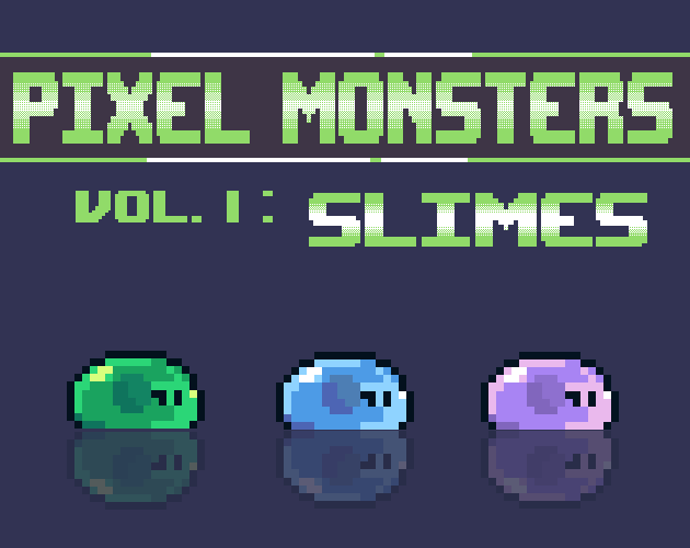 Slime Enemy | Pixel Monsters Vol.1 by elesrech