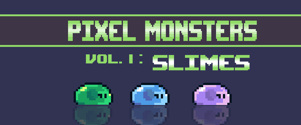 Slime Enemy | Pixel Monsters Vol.1 by elesrech