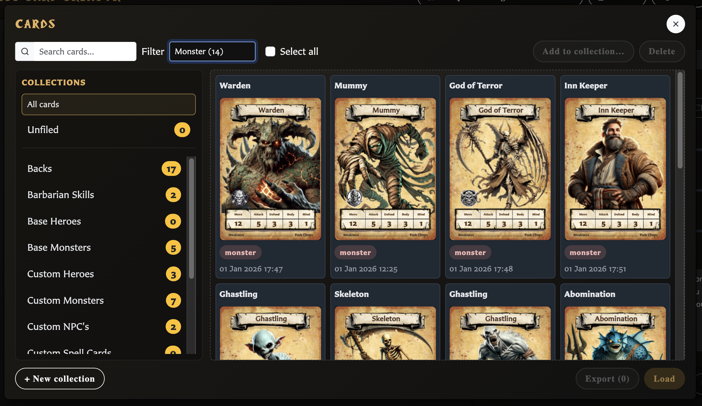 Collections: Giving Card Libraries Room to Grow - HeroQuest Card ...