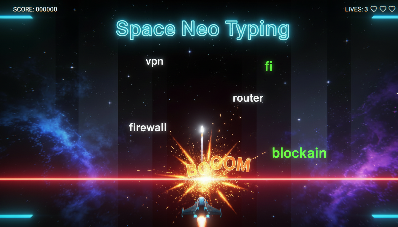 Space Neo Typing by wolf_play