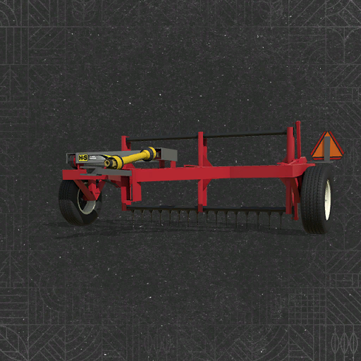 FS25 1986 H&S Hay Tedder by E55 Modding