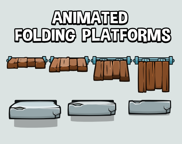 Animated folding platforms by Robert Brooks - gamedeveloperstudio.com