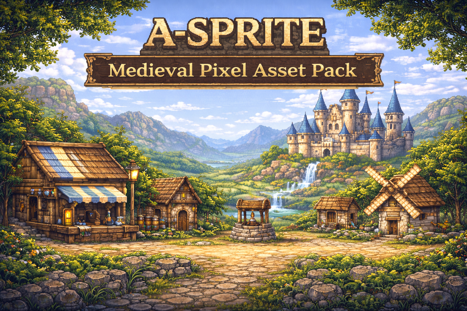 Medieval Fantasy Pixel Art Assets – A-Sprite by A-Sprite