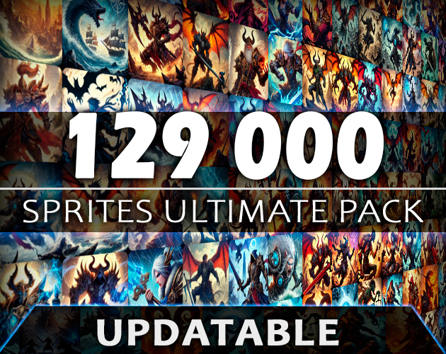 129 000+ Sprites Ultimate Pack by FortressSide