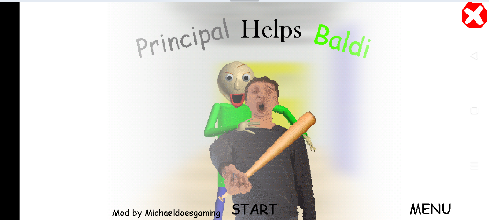 Principal helps Baldi But It's Baldi Loved beans by MartyPapalouieBaldiFan