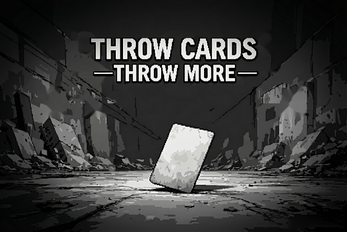 Throw Cards Throw More by KagutsuchiKoubou