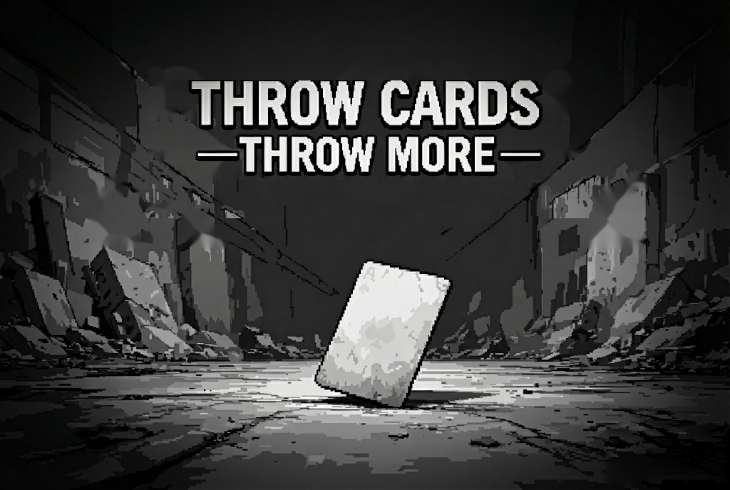 Throw Cards Throw More by KagutsuchiKoubou