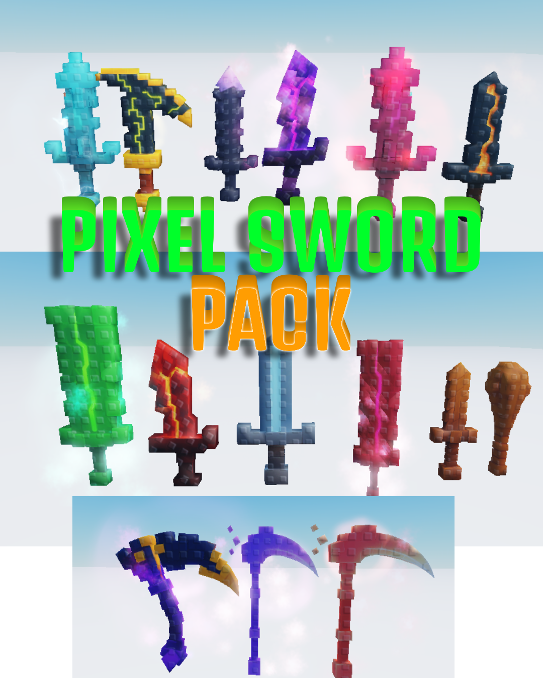 Pixel Sword Pack by LewinIsHere