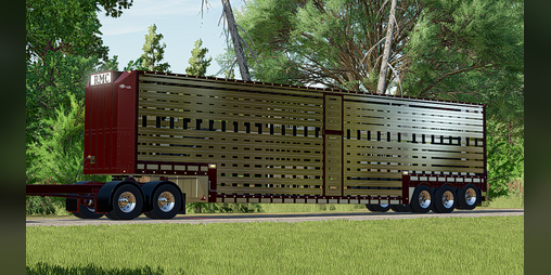 FS25 Barrett Livestock Trailer by Roughneck Modding Crew