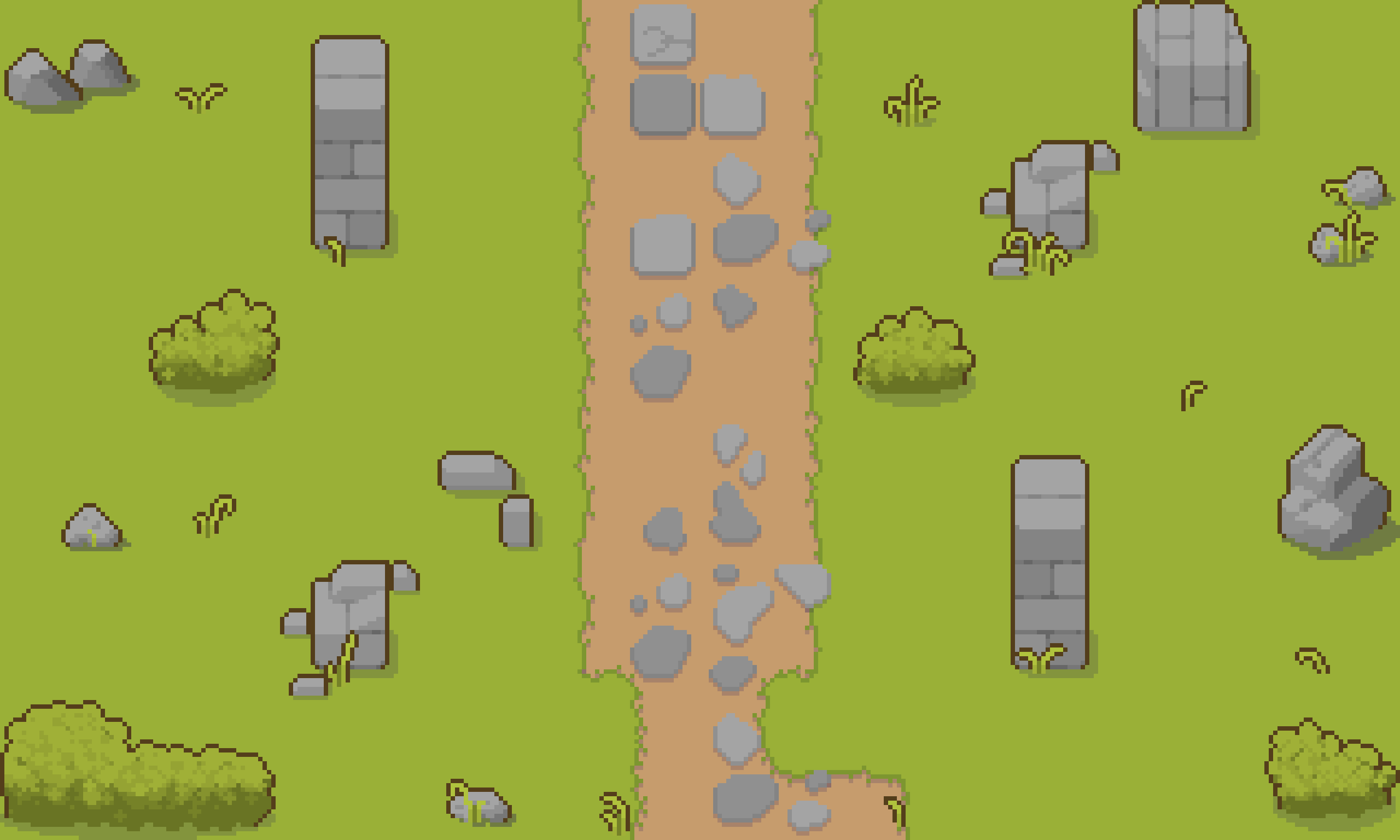 Free Top-Down RPG 32x32 Tile Set by Mixel