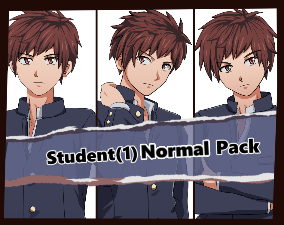 Visual novel Sprites - student1 by REO