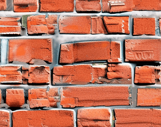kajtec99 published Historical Red Brick Wall - 4K PBR Seamless Texture ...