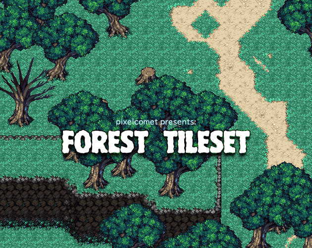Pixel Forest Asset pack 1 by PixelcometArt