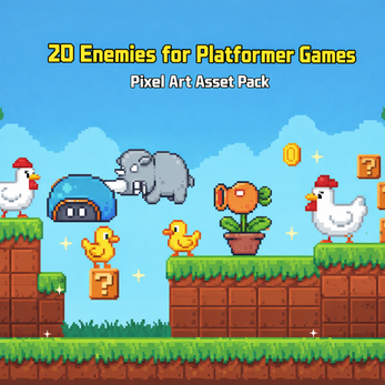 20 Enemies for Platformer games by Frost Developer