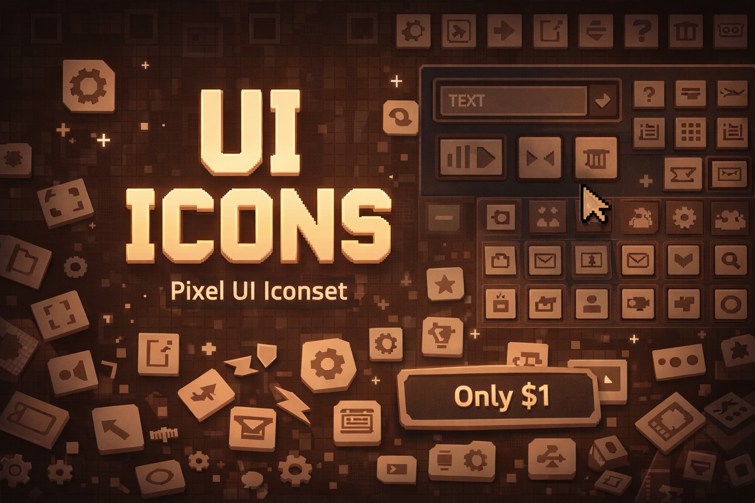 UI icons_Pack #1 +299 ICONs by Mohammed
