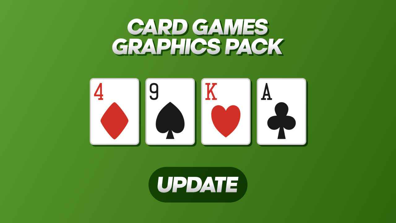 New Update - Double the Sprites! - Card Games Graphics Pack by ...
