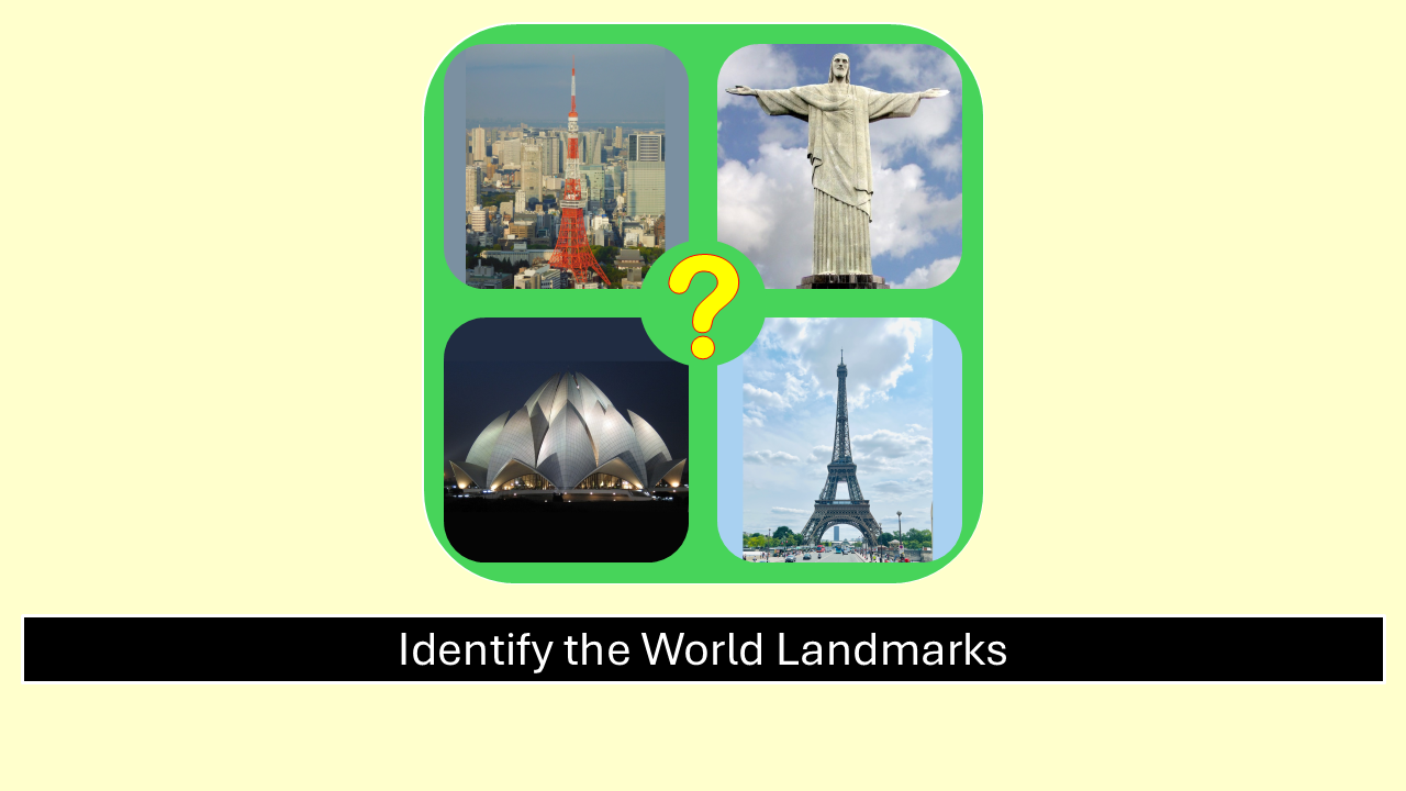 World Landmarks Quiz: Travel by mawlay