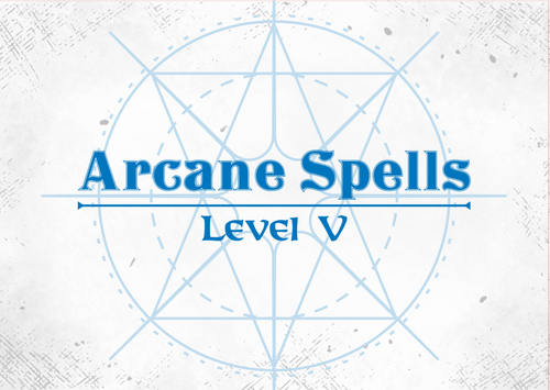 Arcane Spell Cards! - ODD: One Depth Deeper by BLK Feather Press