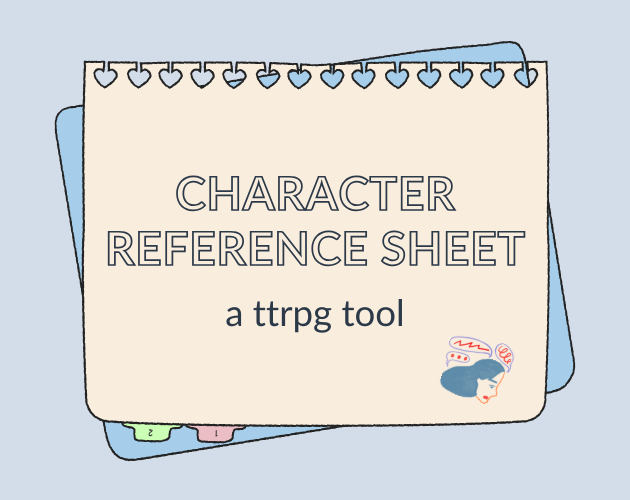 Character Reference Sheet by Em Earhart