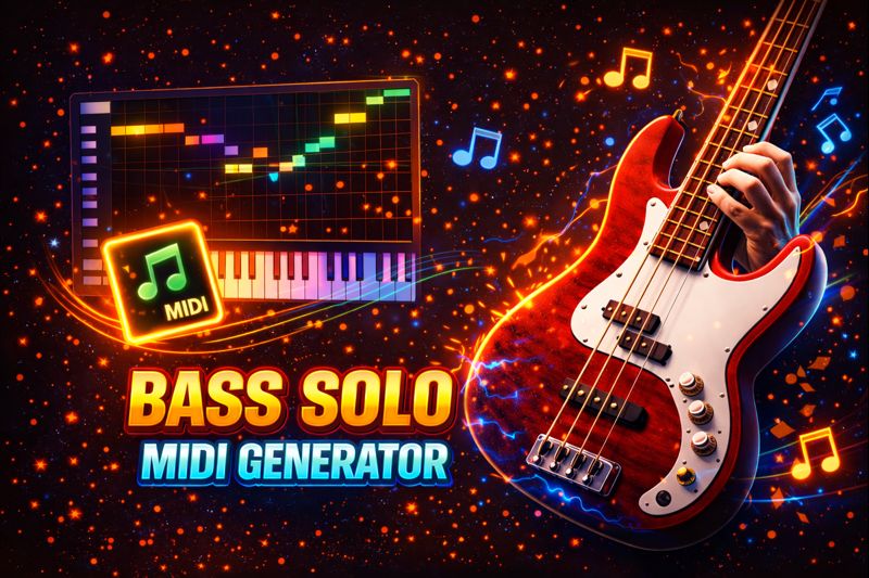 Bass Solo MIDI Generator by Drunk Yeti