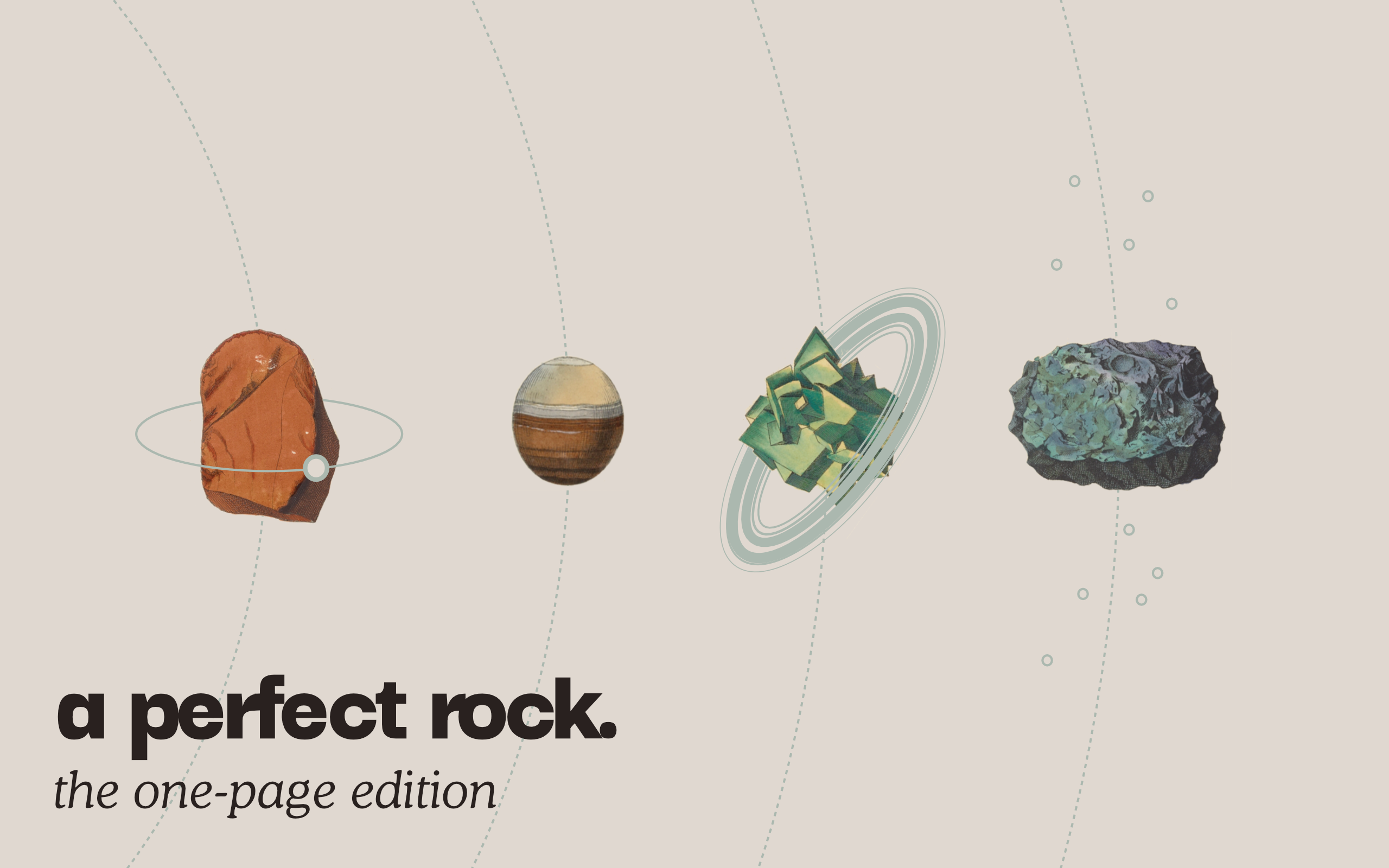 A Perfect Rock is now on Kickstarter! - A Perfect Rock - One Page ...
