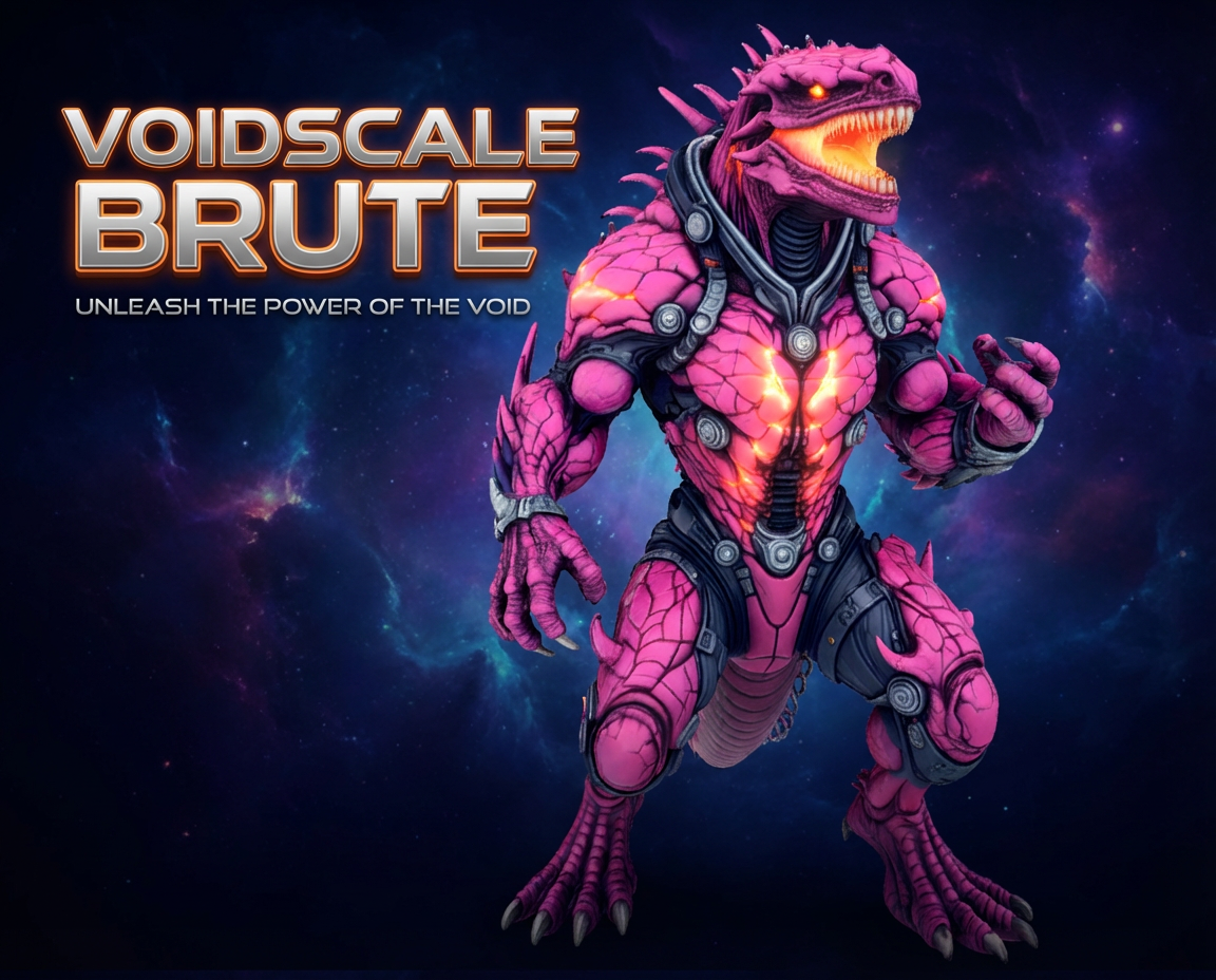 VoidScale Brute Monster 3D Character by PixelPanda