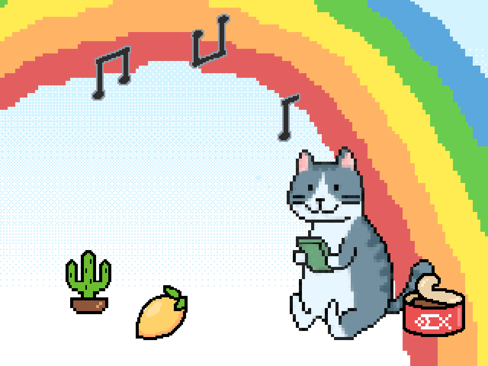 Melody Cat by greenbird