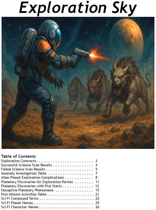 Exploration Sky TTRPG by Tolemykus