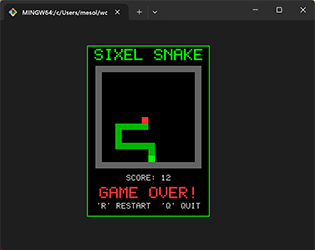 Sixel Snake by Axions