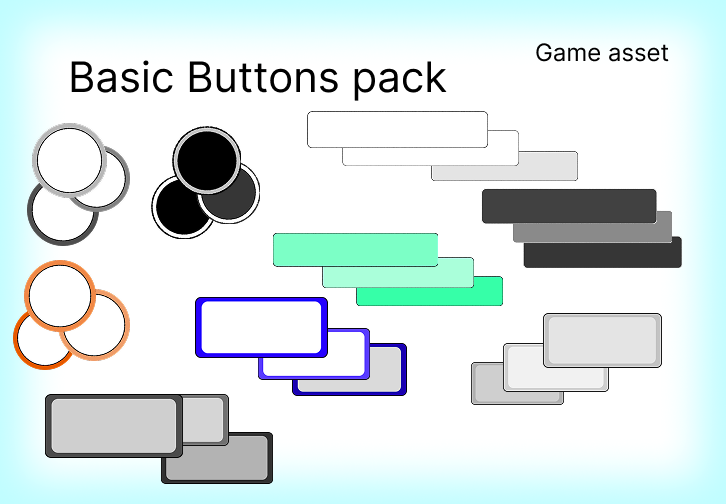 Minimalistic Button pack V1 by Matis