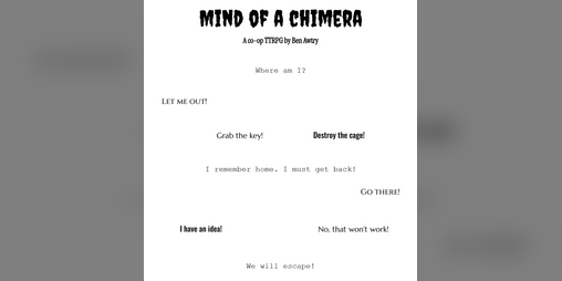 Mind of a Chimera by BennyBoi365