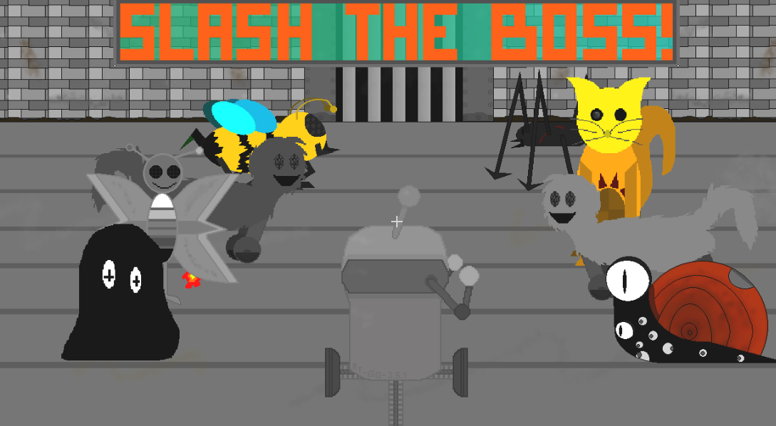 Slash the boss! by 3KarmicCycle3