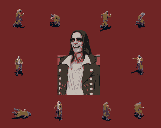 Vampire Spawn - Isometric Character Sprite animation Pack by zaicuch