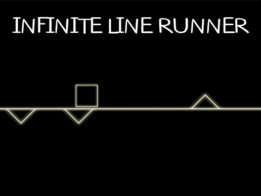 Infinite 2d line runner - avoid triangle obstacles - android hyper ...