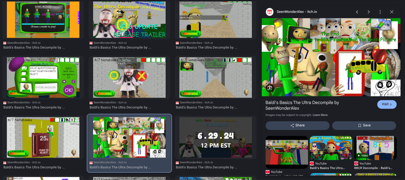 Comments 2734 to 2732 of 2734 - Baldi's Basics The Ultra Decompile by ...