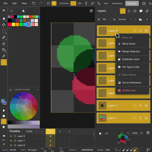 Novaboard v0.7.0 - board rotation and more - Novaboard - pixel art ...