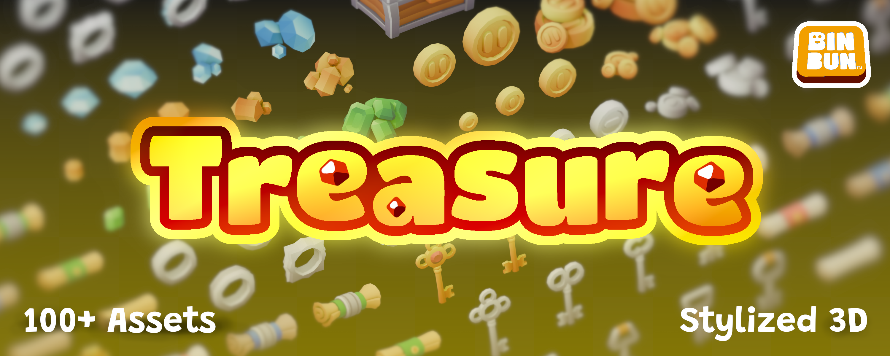 Treasure - 3D Asset Pack by Binbun