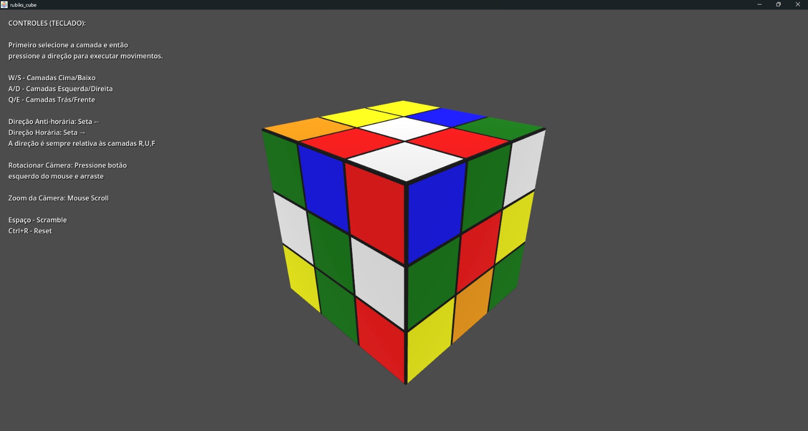 Rubik's Cube Simulator by shuantsu