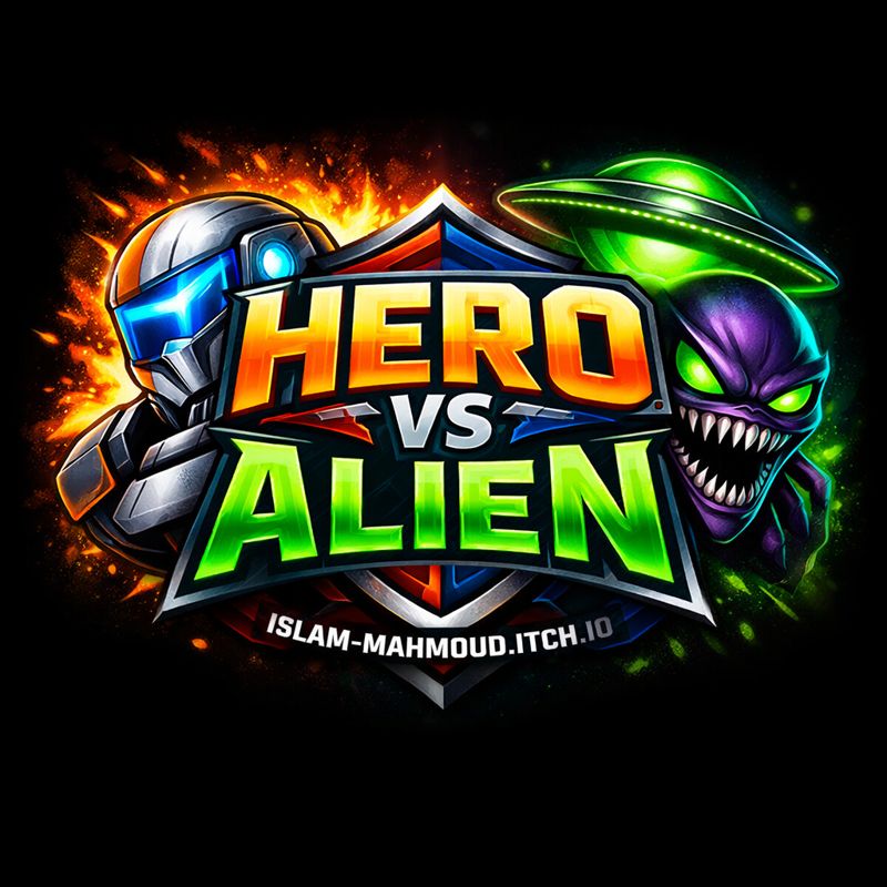 Hero vs aliens by Islam Mahmoud