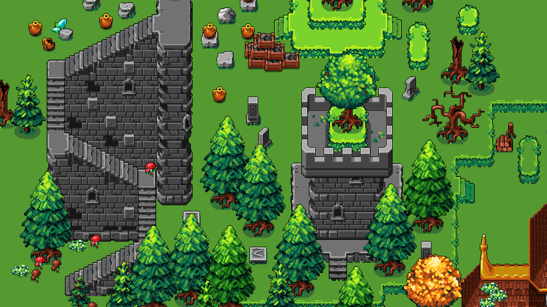 #8 - Stairs to the Golden Castle! - Medieval Fantasy Top-Down by Atomic ...