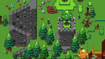 #8 - Stairs to the Golden Castle! - Medieval Fantasy Top-Down by Atomic ...