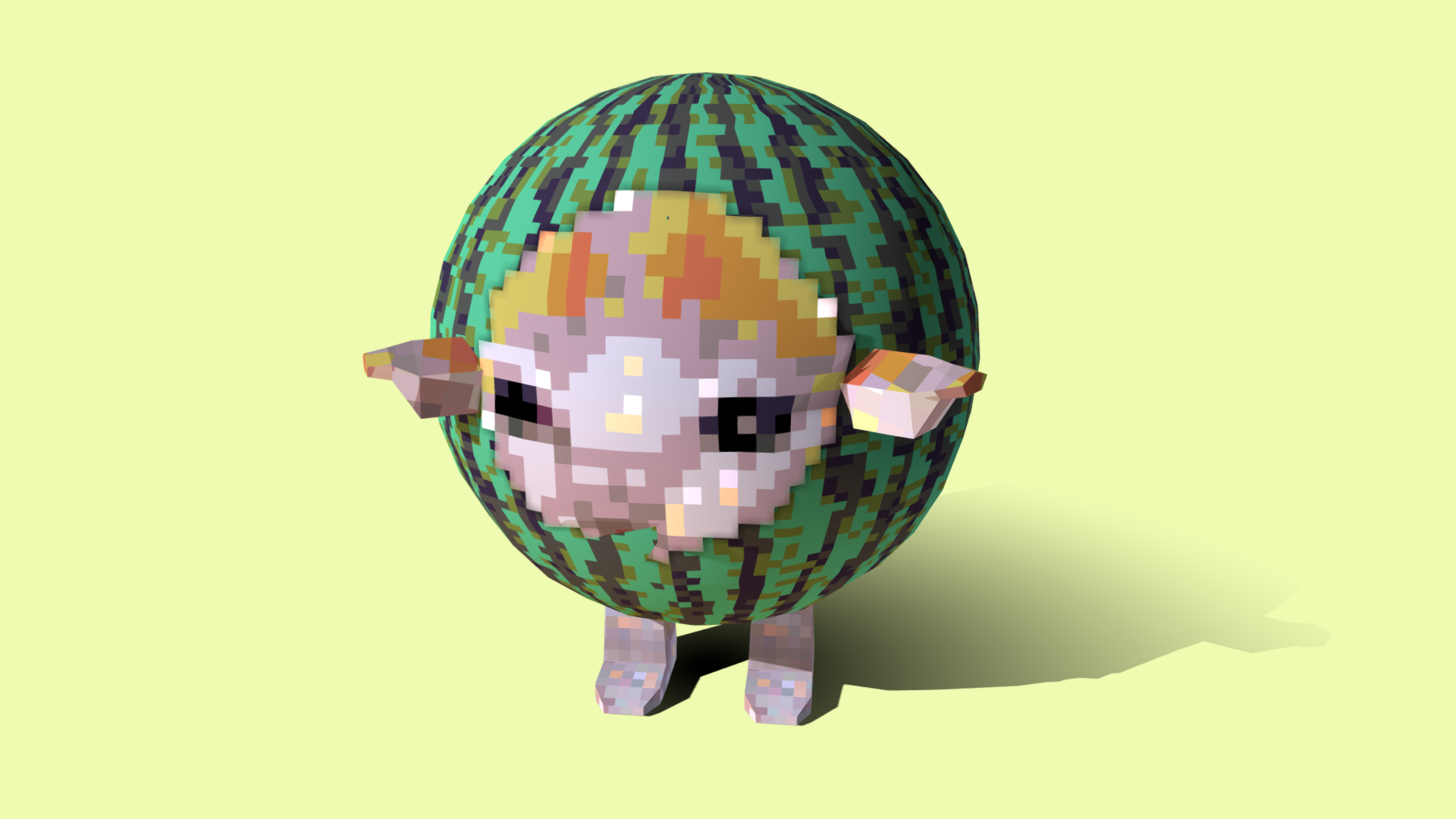 WaterMelon Cat by Kasuga𓅂